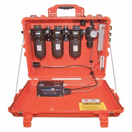 AIR SYSTEMS INTERNATIONAL Portable Filtration Panel: 4 Users, 125 psi ...