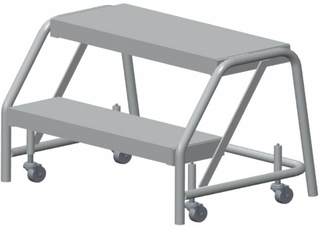 Rolling Ladder,Aluminum,19 In.H - Grainger