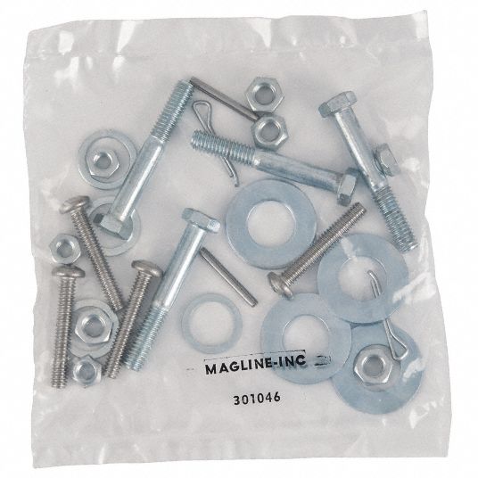 MAGLINER, 3 in Overall Ht, 3 in x 3 in x 1/2 in, Replacement Fastener ...
