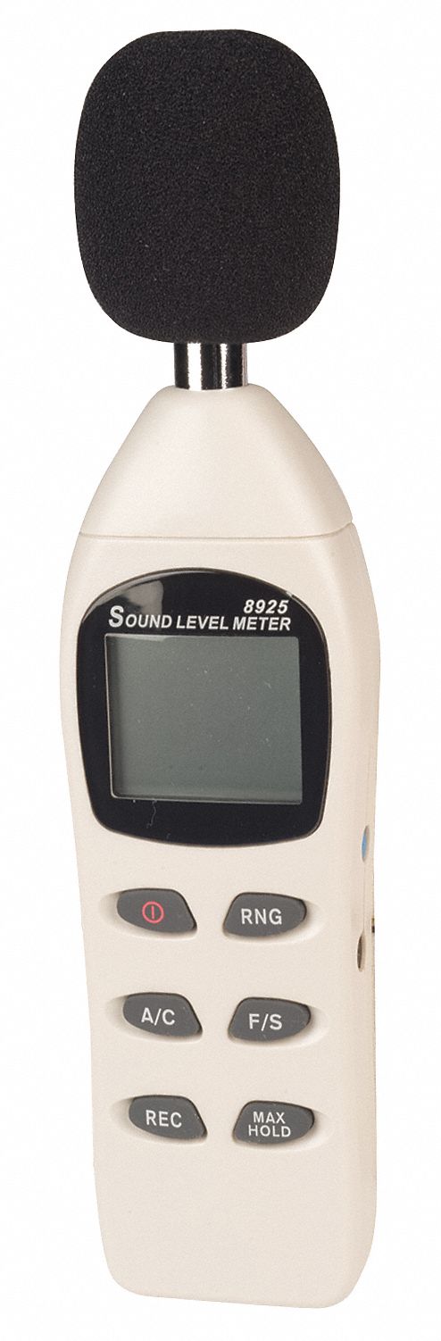 Digital Sound Meter,Compact,30 to 130db - Grainger