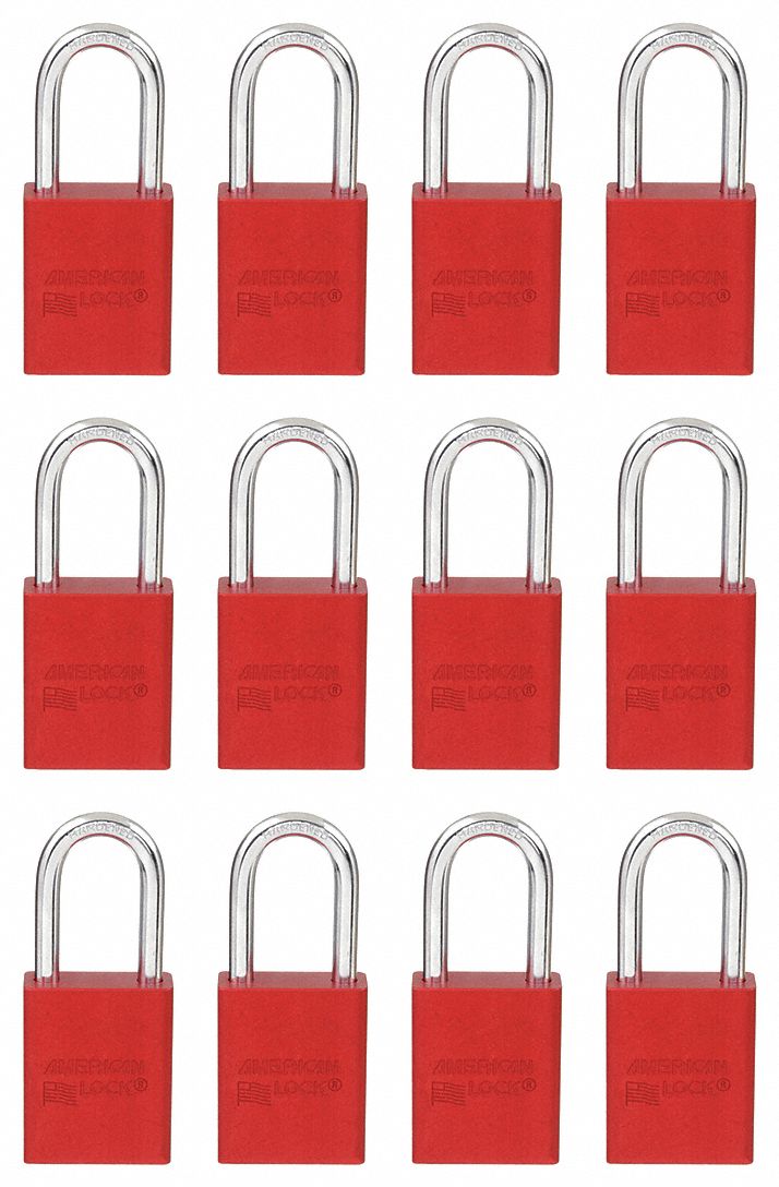 AMERICAN LOCK, Keyed Alike, Aluminum, Lockout Padlock - 9CEF6 ...