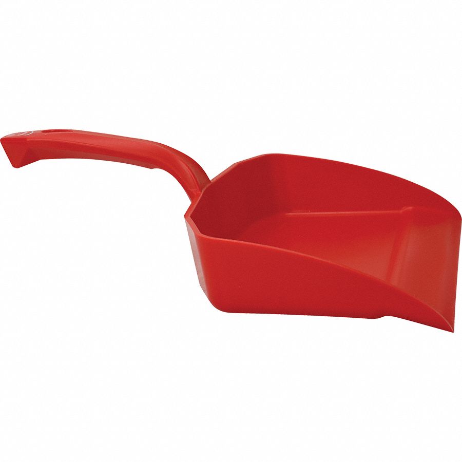 VIKAN Handheld Dust Pan: Polypropylene, 5 1/2 in Handle Lg, 13 1/4 in ...