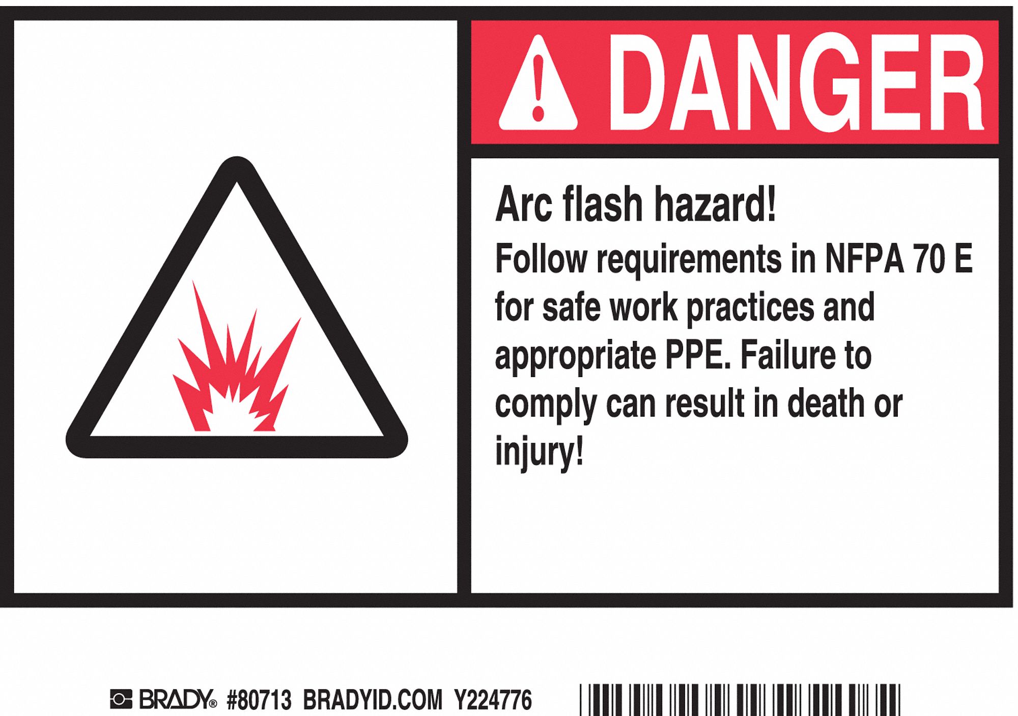 Polyester, Adhesive Sign Mounting, Label - 9CP03|EL-3 - Grainger