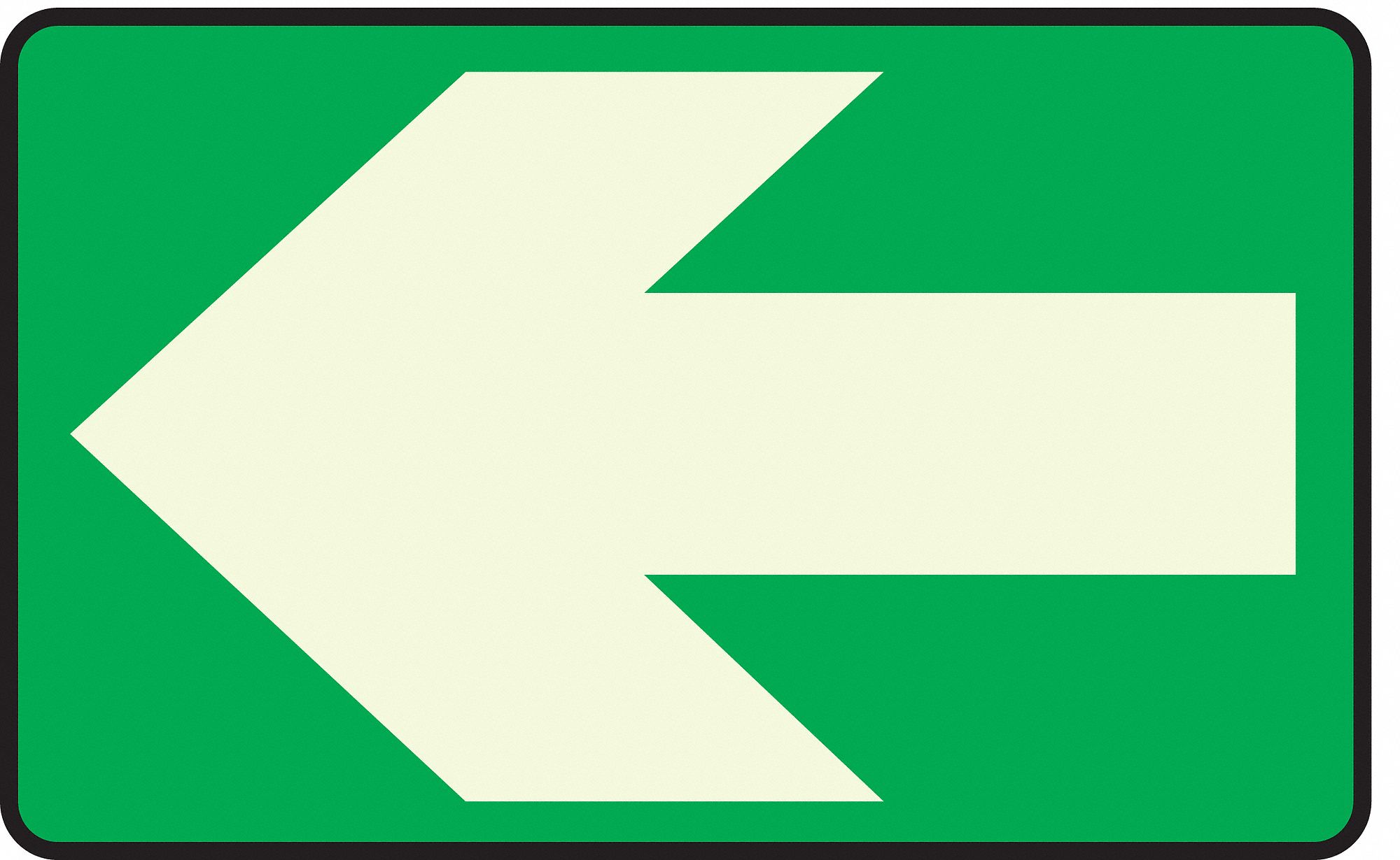 Aluminum, Floor Arrow Rectangular Marker, 7" Width, 4-1/4" Height ...