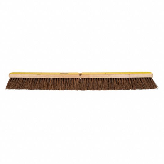 RUBBERMAID COMMERCIAL PRODUCTS, 36 in Sweep Face, Natural, Push Broom ...