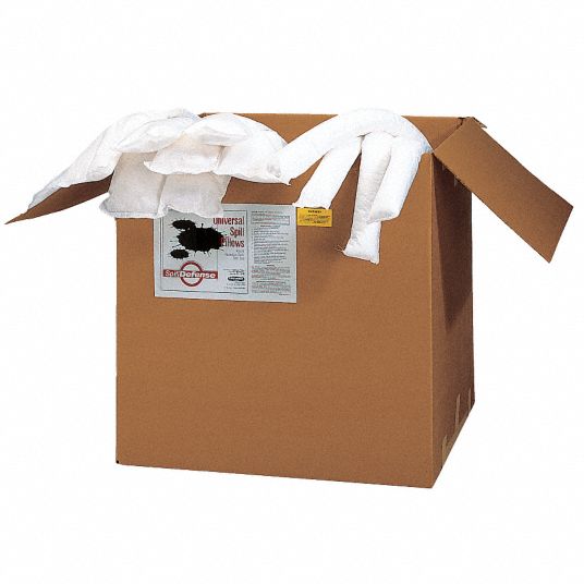 3 in x 8 ft, 7 gal/pk/2.3 gal/sock, Absorbent Sock - 8VL69|8VL69 - Grainger