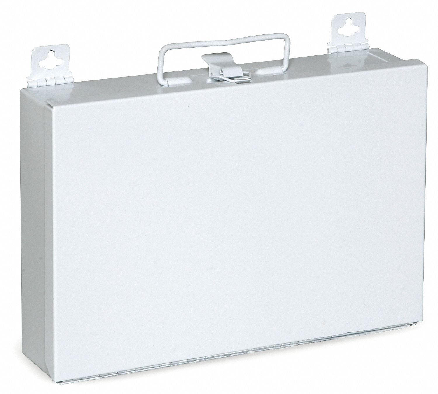 Empty First Aid Case, Metal, Wall Mount/Portable, 10 1/2 in Height, 10 ...