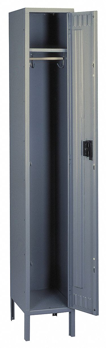 TENNSCO, 12 in x 18 in x 66 in, Louvered, Wardrobe Locker - 9DNU3|STK ...