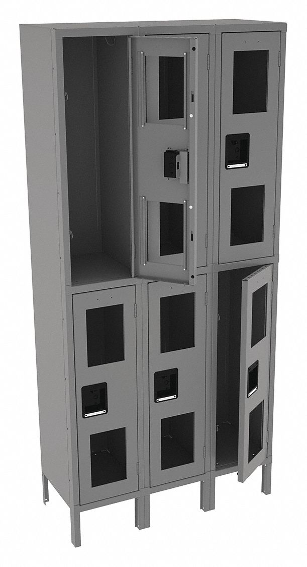 TENNSCO, 36 in x 15 in x 78 in, Clearview, Wardrobe Locker - 9DU32|CDL ...