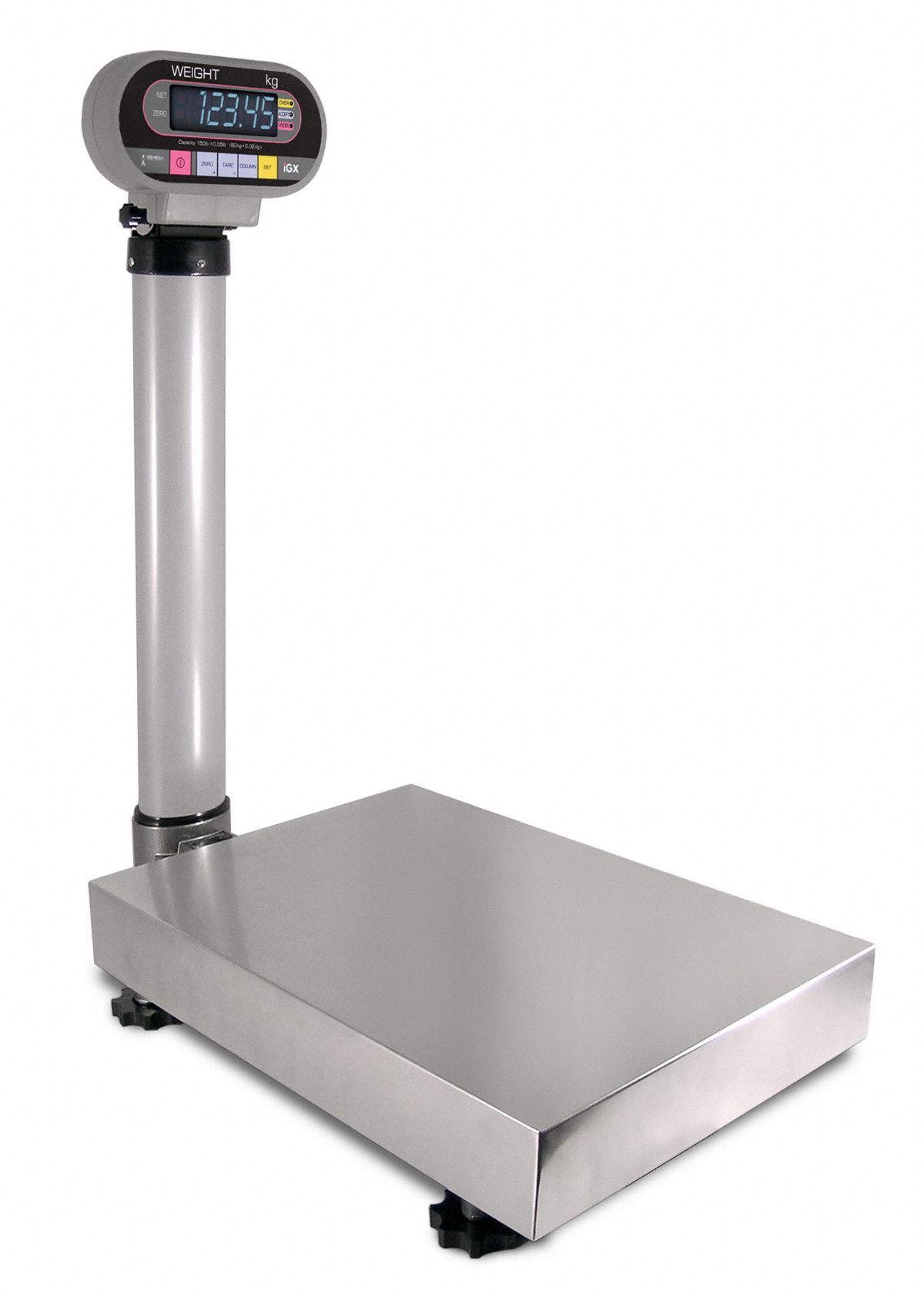 RICE LAKE WEIGHING SYSTEMS Bench Scale: 150 lb Wt Capacity, 21 5/8 in ...