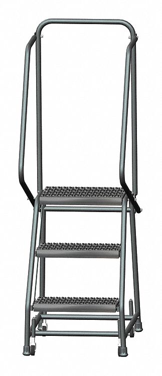 Rolling Ladder,Steel,28-1/2 In.H - Grainger