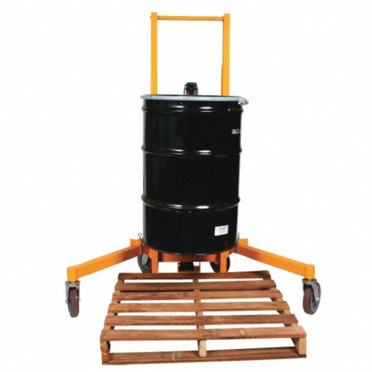 WESCO Drum Truck, 880 lb Load Capacity, 39 1/4 43 1/2 in Overall Length ...