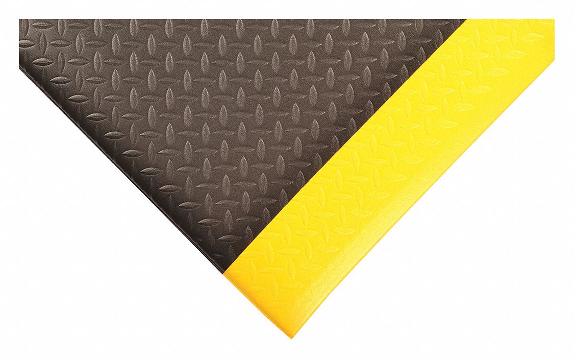 Diamond Plate, 2 ft x 75 ft, Antifatigue Runner - 8WUR5|8WUR5 - Grainger