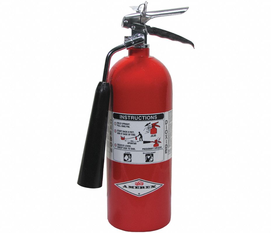AMEREX Extintor Clase BC, Dióxido de Carbono, Capacidad 5 lb ...
