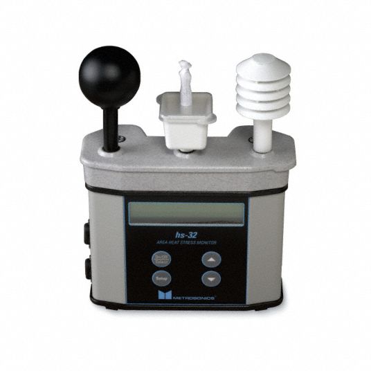 QUEST WBGT Heat Monitor, 70 to 109 Degrees F - 9EYZ8|QT-32 - Grainger