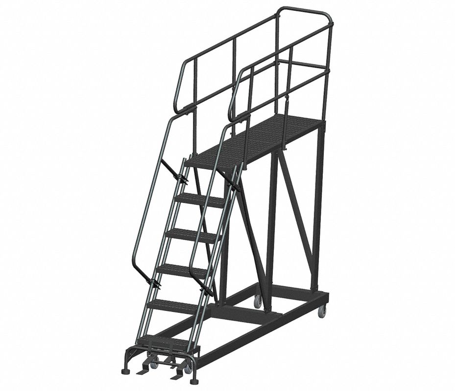 BALLYMORE Plataforma de Trabajo Rodante, 72", 24", Acero - Plataformas ...