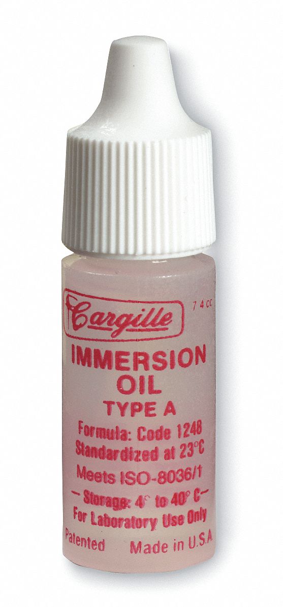 CARGILLE Microscope Immersion Oil, 1/4 Oz - 9GC56|MSP-OILA-0257 - Grainger