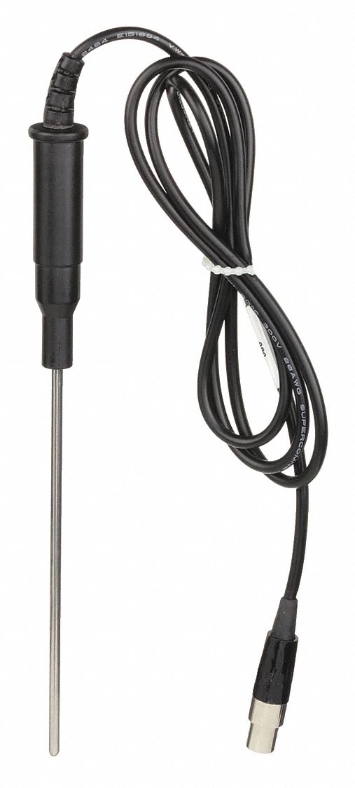 RTD, 1/8 in x 4 5/8 in Probe, Immersion Temperature Probe - 9GDM8 ...