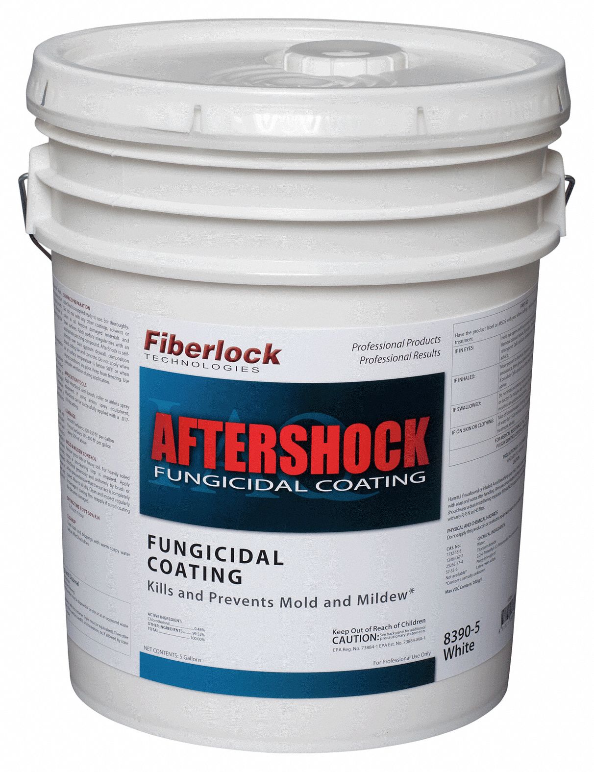 Interior, White, Fungicidal Coating - 9GG95|8390-5 - Grainger