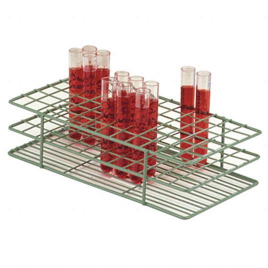 5 1/8 in Overall Wd, Steel, Tube Rack - 9GL91|F18757-0000 - Grainger