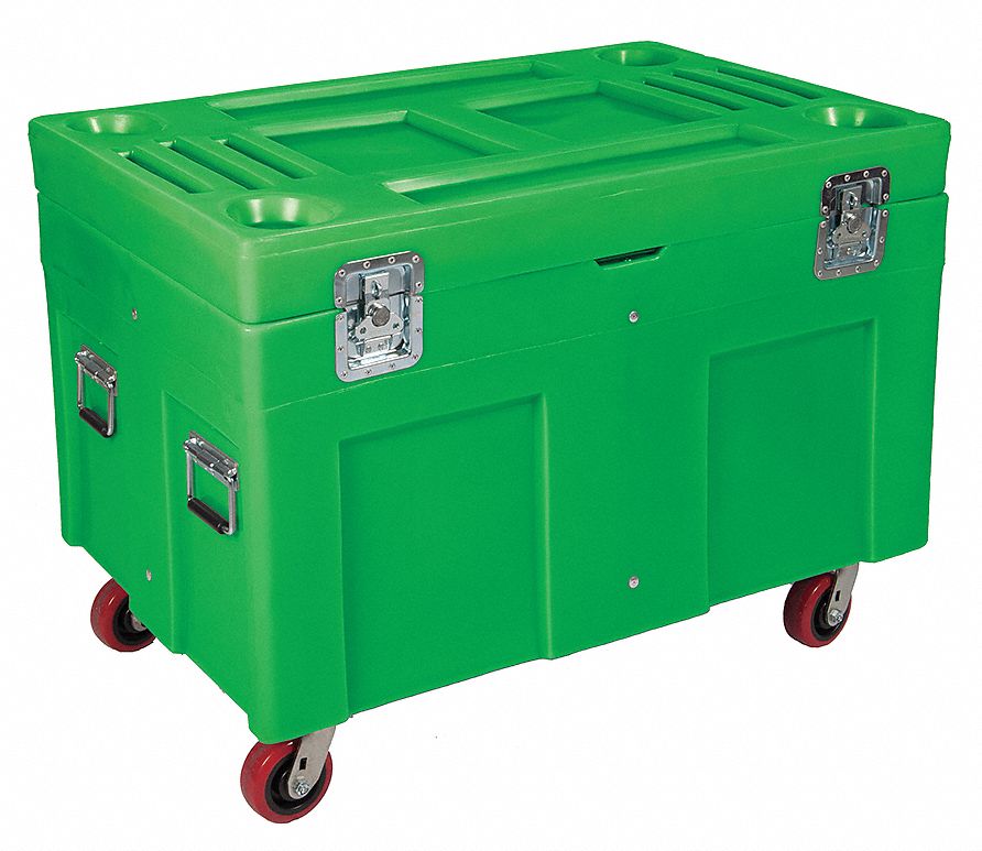 MYTON INDUSTRIES, 112.2 gal, 30 in x 45 in x 34 in, Mobile Storage ...