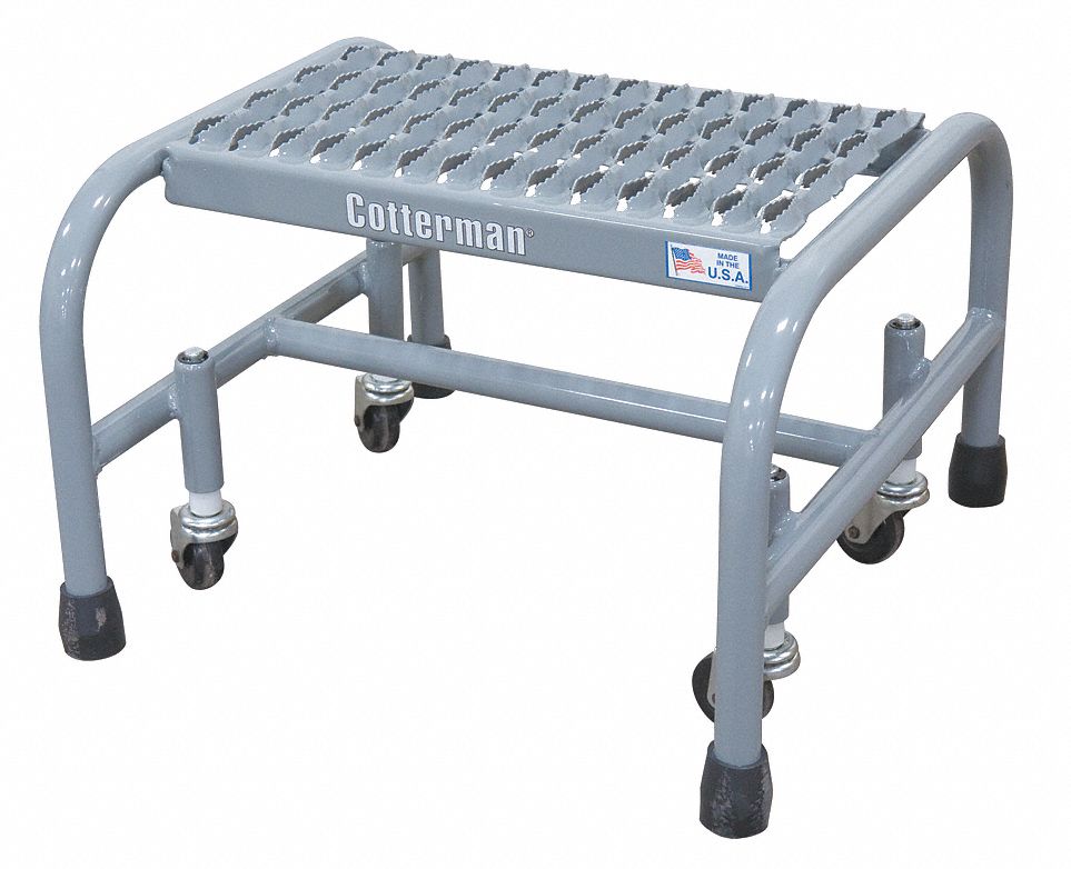 Steel Rolling Platform, 10 in Overall Height, 450 lb Load Capacity ...