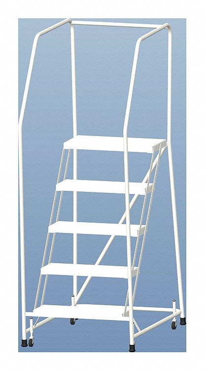 BALLYMORE, 4 ft Platform Ht, Assembled, Rolling Ladder - 9GRD8|A5SH30 ...