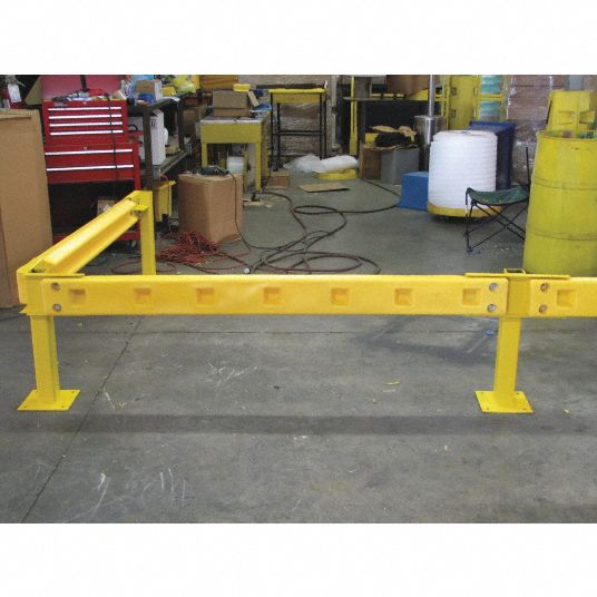 DIXIE, 2 Ribs, Polyethylene, Guard Rail - 8EV09|PR-6 - Grainger