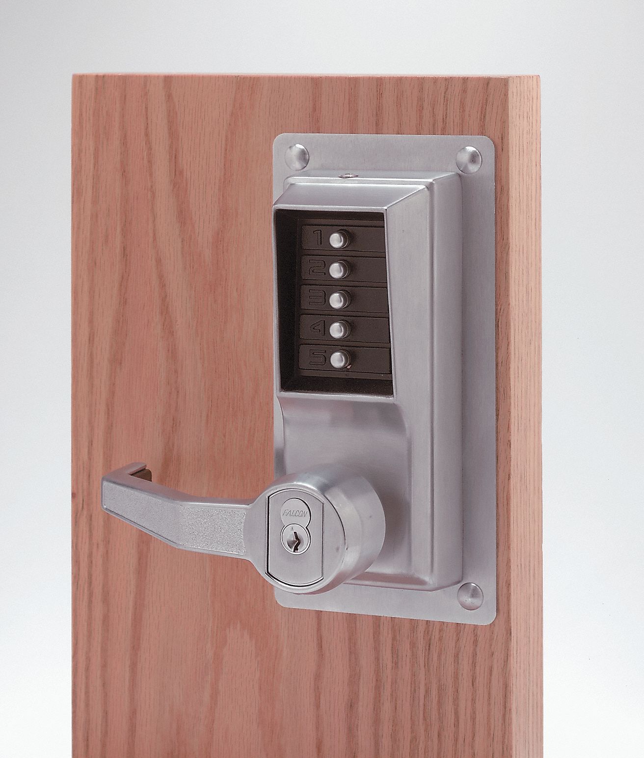 Push-Button Exit Lock,Metal - Grainger