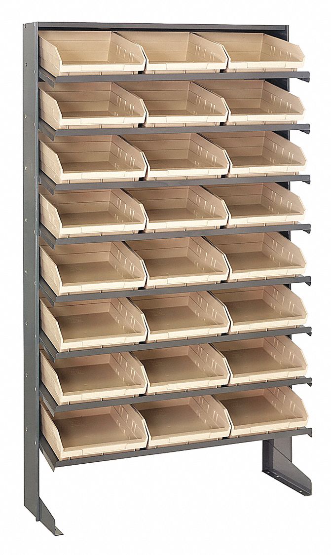 QUANTUM STORAGE SYSTEMS, 36 in x 12 in x 60 in, 1 Sided, Pick Rack ...