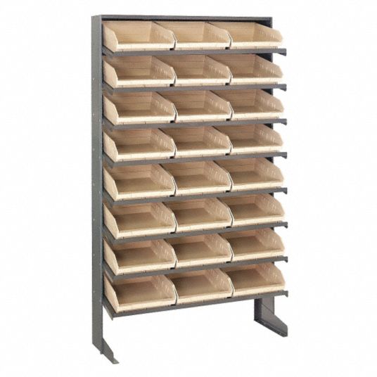 QUANTUM STORAGE SYSTEMS, 36 in x 12 in x 60 in, 1 Sided, Pick Rack ...