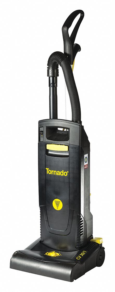 TORNADO, 12 in Cleaning Path Wd, 102 cfm Vacuum Air Flow, Upright ...