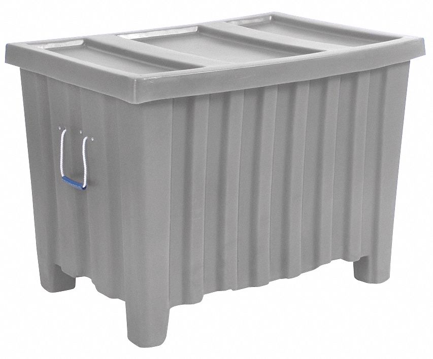 MYTON INDUSTRIES, 14 cu ft, 41 in x 28 in x 26 1/2 in, Bulk Container ...