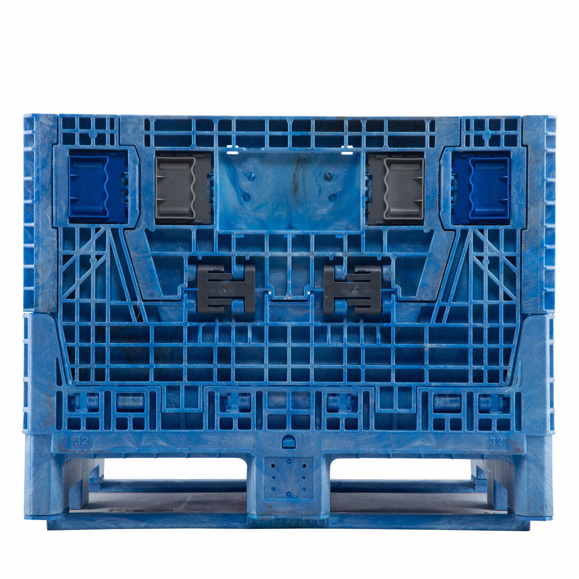 ORBIS Collapsible Bulk Container: 8.4 cu ft, 32 in x 30 in x 25 in, 4 ...