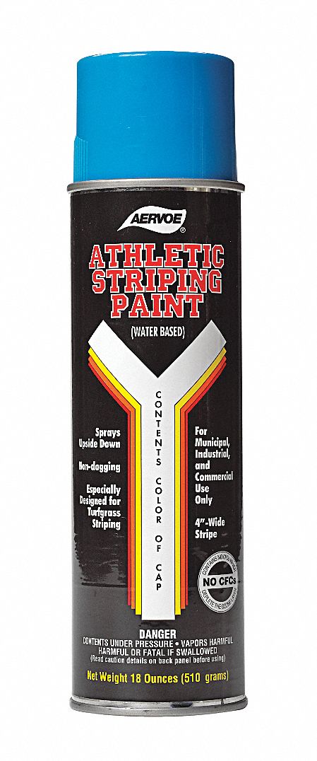 Inverted Striping Paint, Color Family Blues, Color Blue, PK 12 - Grainger