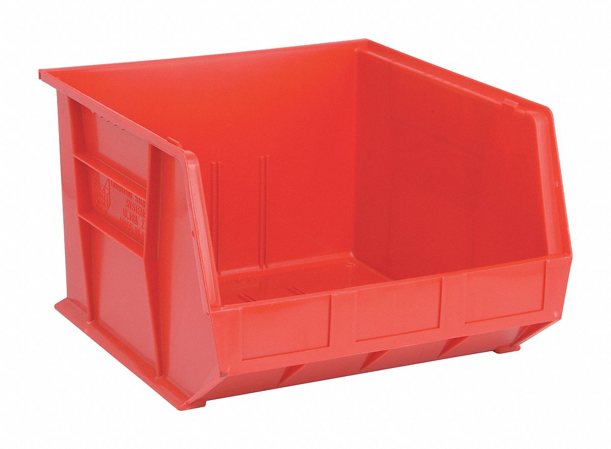 QUANTUM STORAGE SYSTEMS Hang and Stack Bin: 16 1/2 in x 18 in x 11 in ...