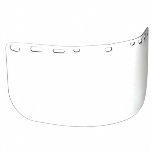 BULLARD, 15 in Overall Wd, 6 in Overall Ht, Face Shield Visor - 9JZ31 ...