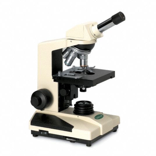 Brightfield Microscope, 40X to 1000X Optical Magnification - Grainger