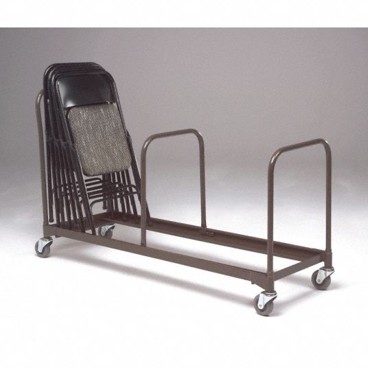 MIDWEST FOLDING Folding/Stacked Chair Cart - 8CJ69|Q-CC96-B - Grainger