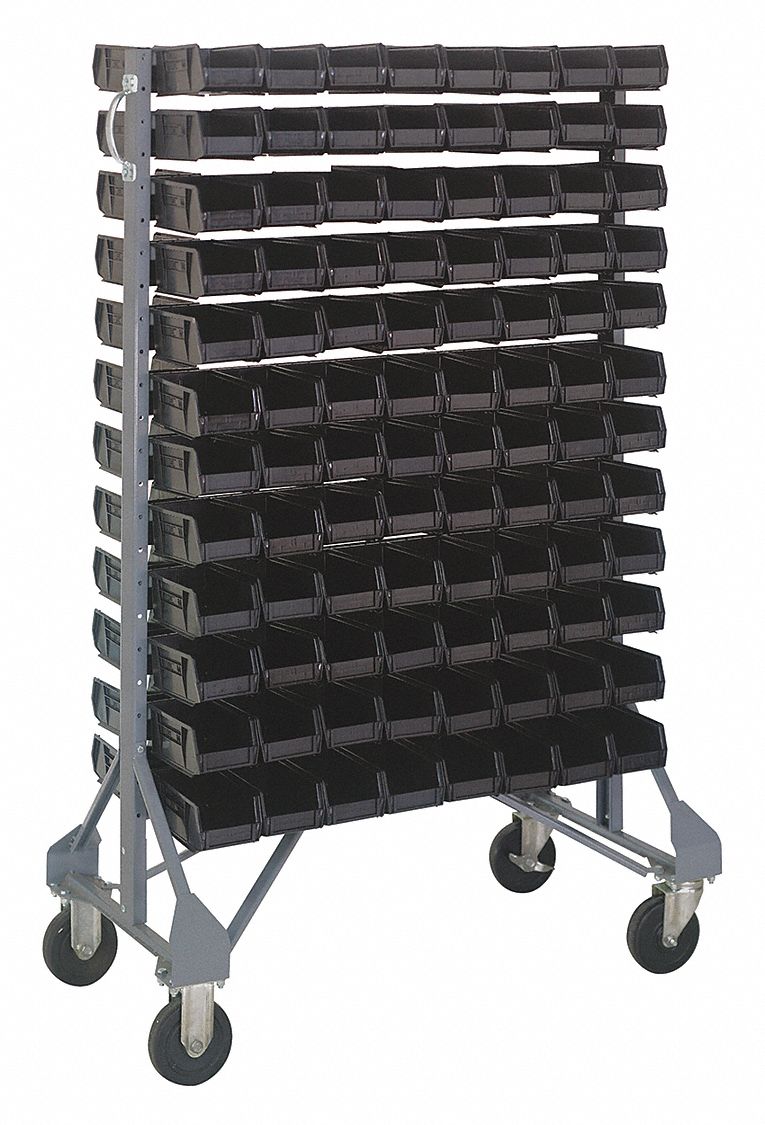 QUANTUM STORAGE SYSTEMS, 20 in x 36 in x 53 in, 192 Bins, Mobile Bin ...