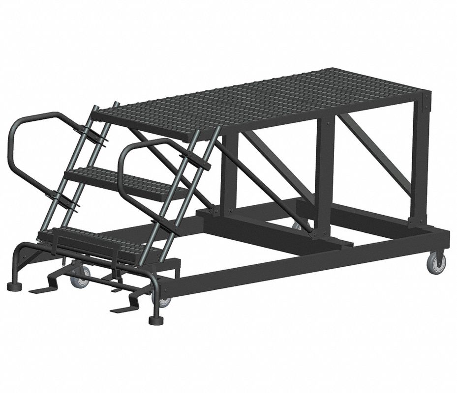 BALLYMORE Plataforma de Trabajo Rodante, 60", 36", Acero - Plataformas ...