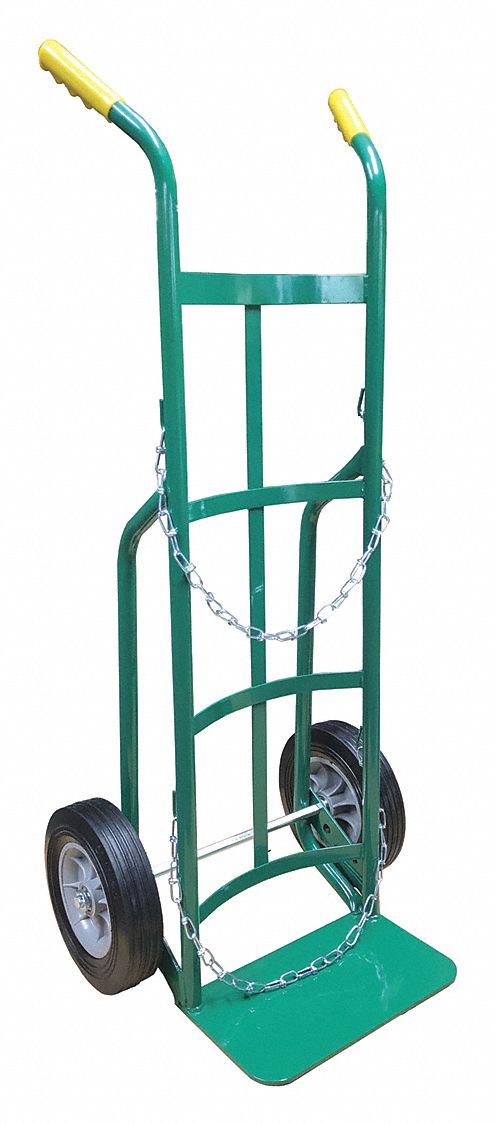 1 Cylinder Capacity, 800 lb Load Capacity, Standard Cylinder Hand Truck ...