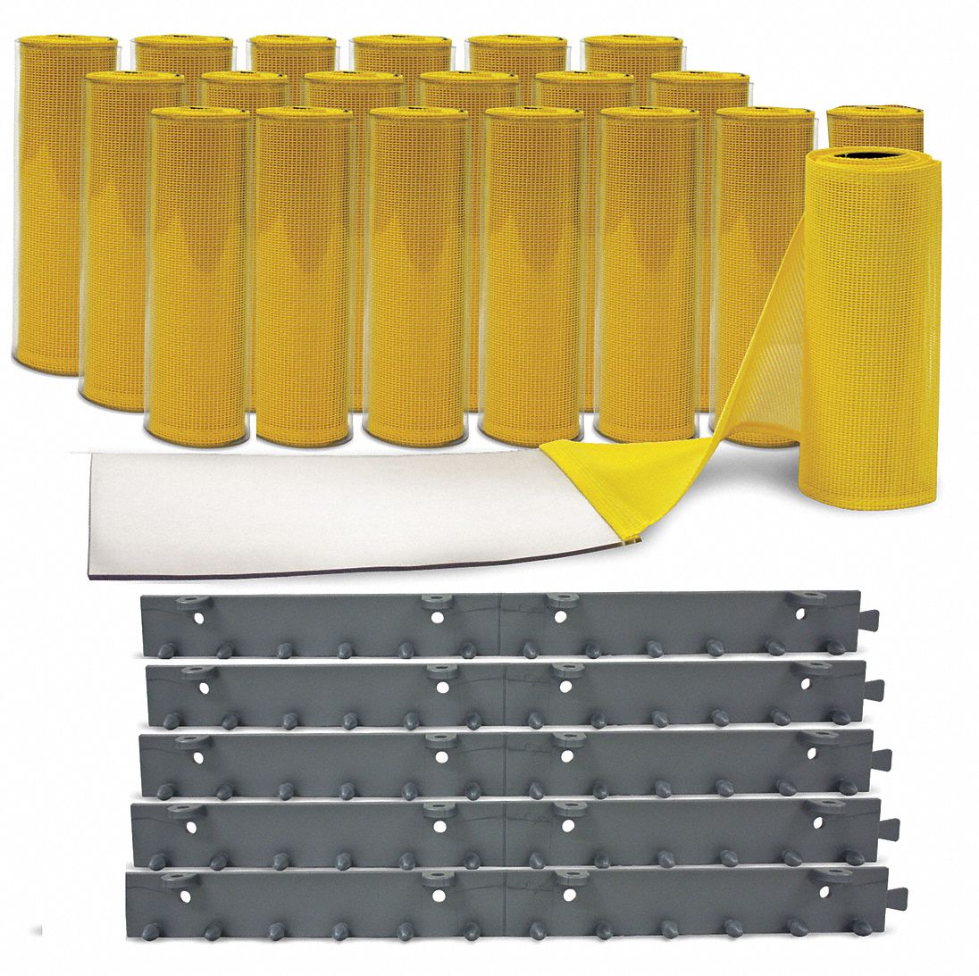 Strip Door, Smooth Strip Texture, 10 ft Opening Width, 7 ft Opening ...