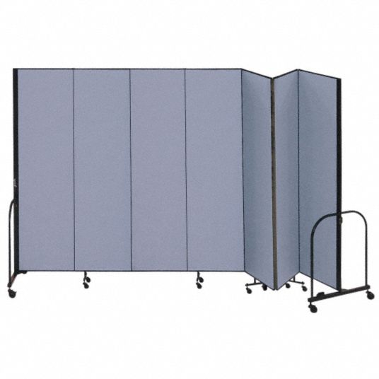 SCREENFLEX, 7 Panels, Opaque, Room Divider - 9KF88|CFSL747-DB - Grainger