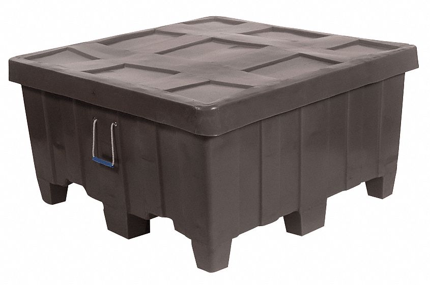 MYTON INDUSTRIES, 18 cu ft, 44 in x 44 in x 23 in, Bulk Container ...