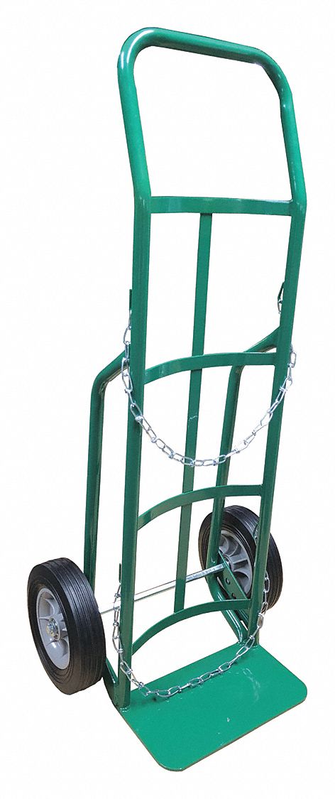 1 Cylinder Capacity, 800 lb Load Capacity, Standard Cylinder Hand Truck ...
