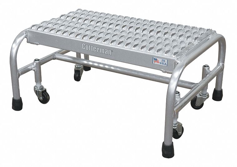 Rolling Ladder,Welded,Platform 12In H - Grainger