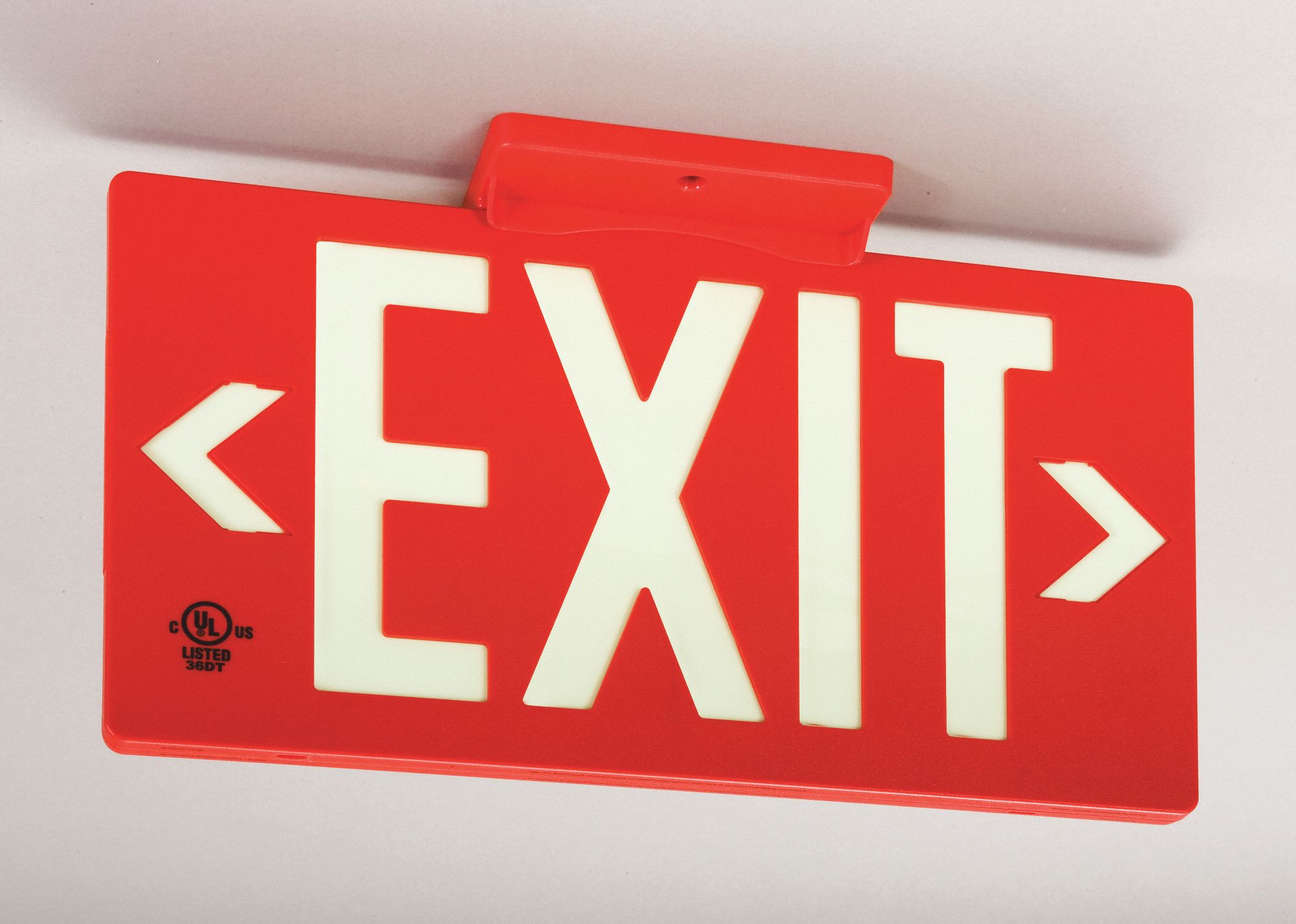 Exit Sign, 15" Width, 8" Height - Grainger