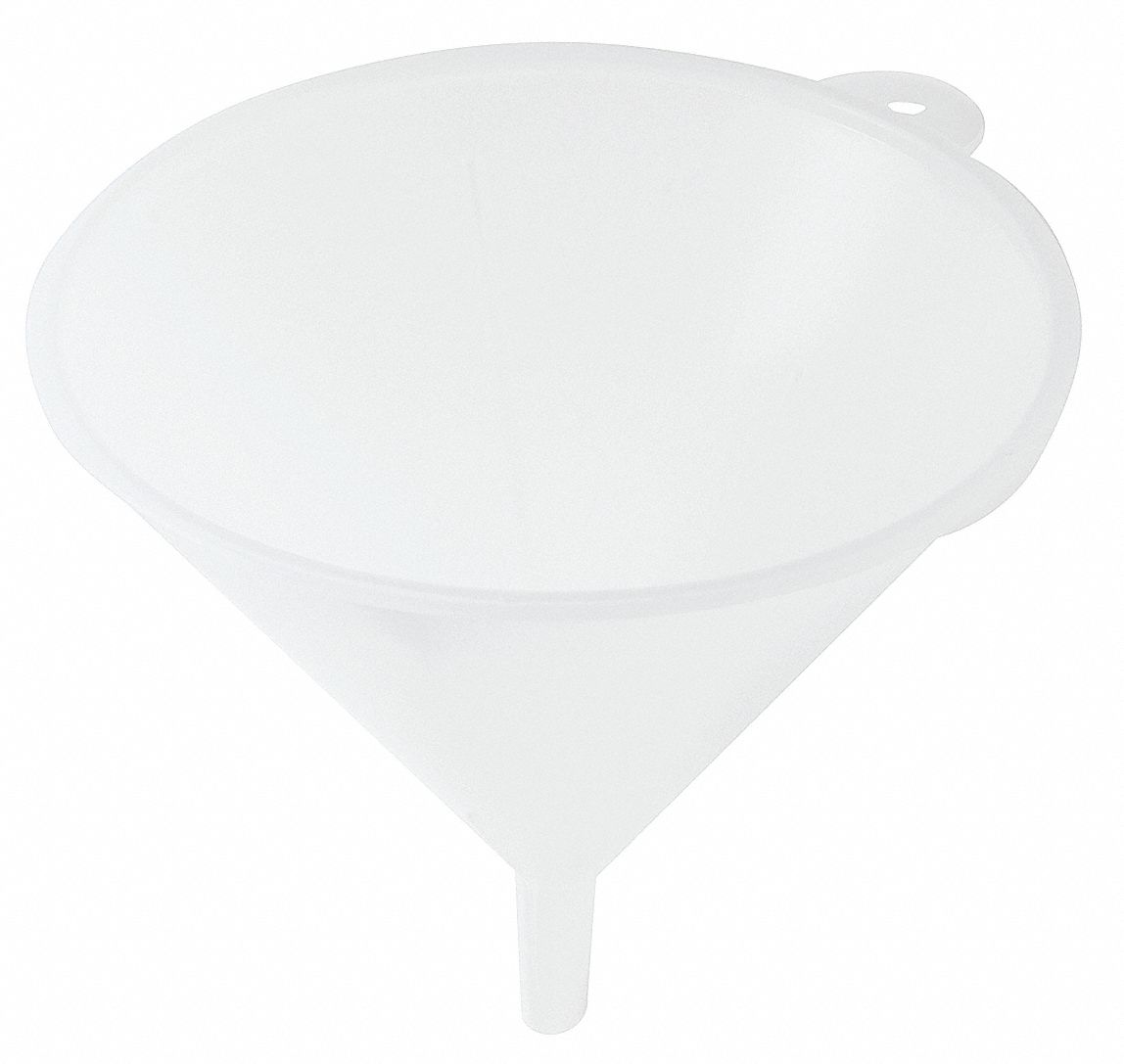 Plastic, 202.8 fl oz Capacity - oz, Funnel - 9L116|412365-0011 - Grainger