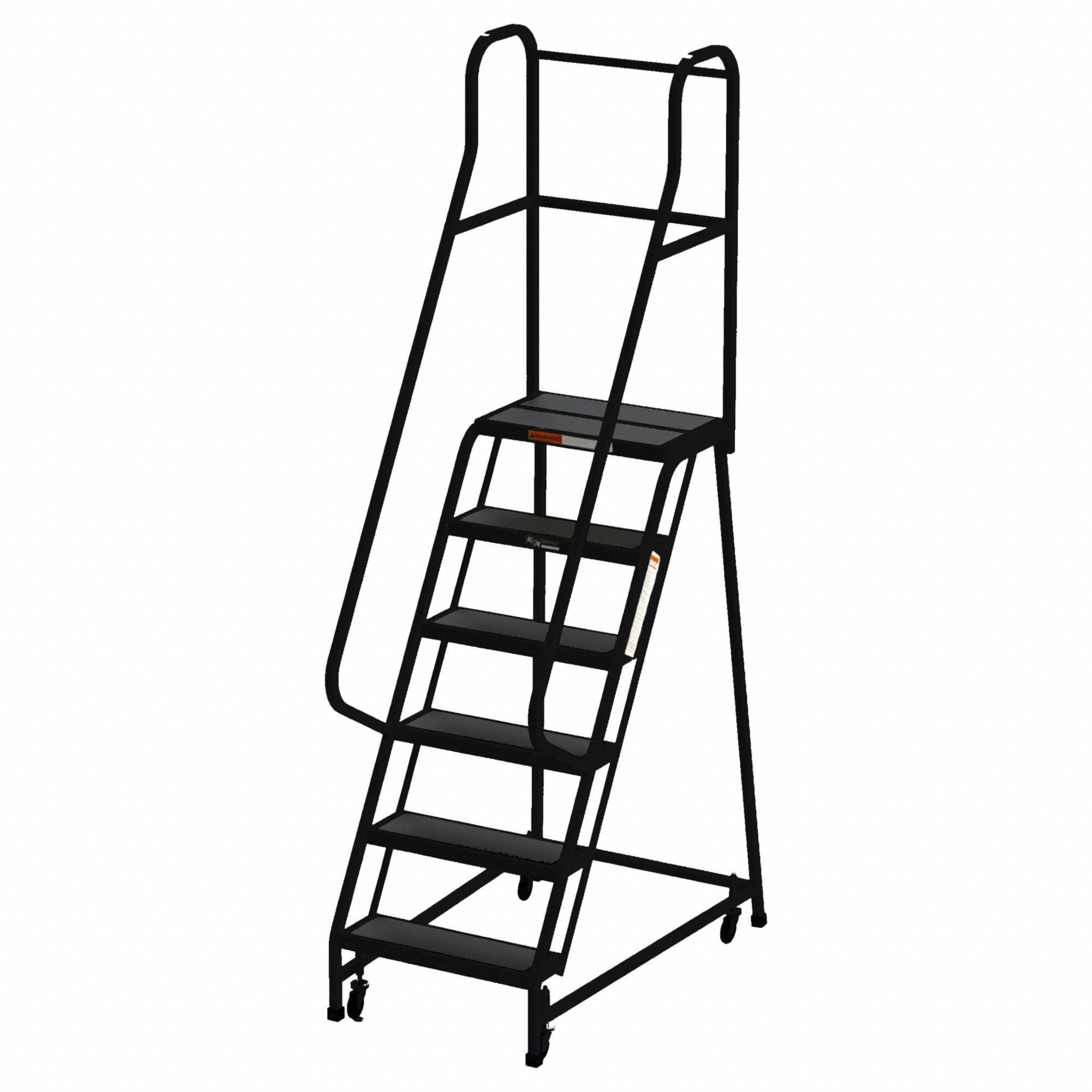 EGA, 5 ft Platform Ht, Assembled, Rolling Ladder - 9L601|CA-F009-BL ...